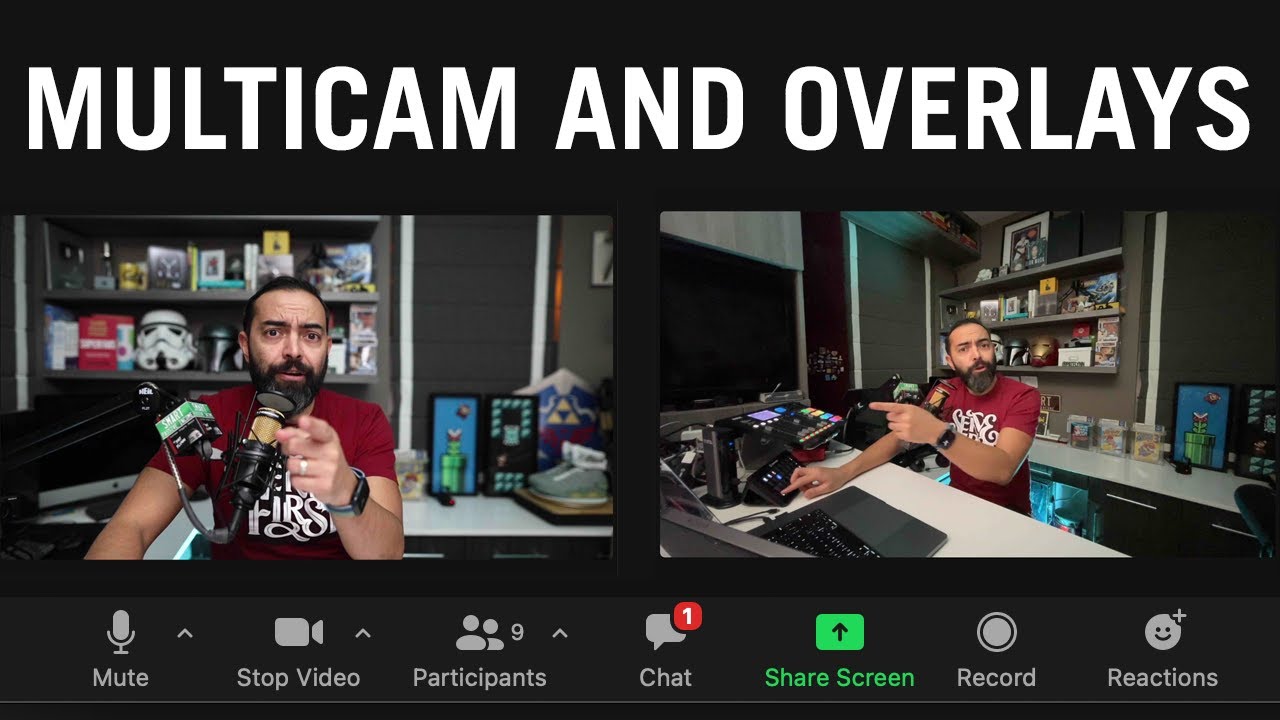 How to MultiCam & Add Overlays in Zoom Like a Pro (Mac Tutorial w/ PC ...